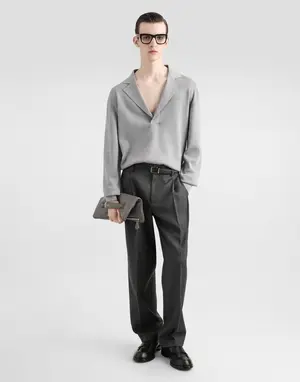 Dolce & Gabbana Tailored Wool Pants With Double Dart Detail