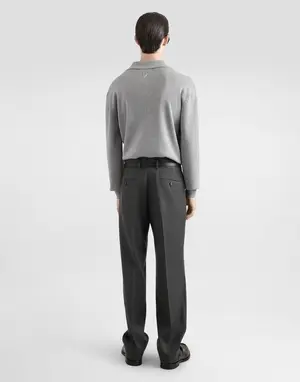 Dolce & Gabbana Tailored Wool Pants With Double Dart Detail