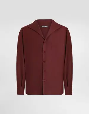 Dolce & Gabbana Long-sleeved Linen Shirt - Multicolor
