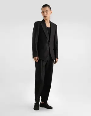 Dolce & Gabbana Single-breasted Linen Jacket