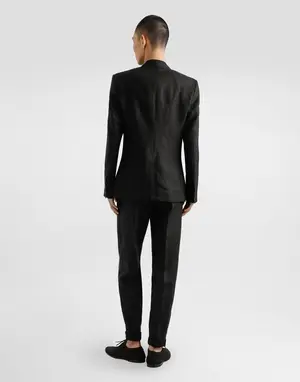Dolce & Gabbana Single-breasted Linen Jacket