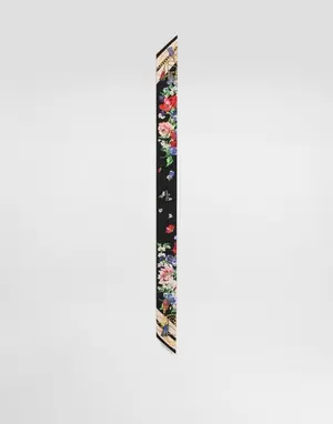 Dolce & Gabbana Floral- Twill Headscarf - Print