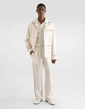 Dolce & Gabbana Linen Pajama Jacket With Belt