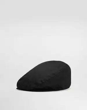 Dolce & Gabbana Gabardine Flat Cap - Black