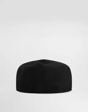 Dolce & Gabbana Gabardine Flat Cap - Black