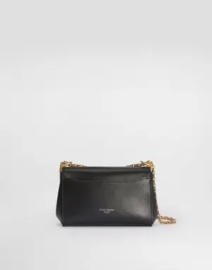 Dolce & Gabbana Hand-grained Calfskin Marlene Shoulder Bag - Black