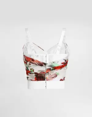 Dolce & Gabbana Rose- Corset Top - Print