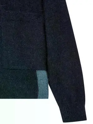 STUDIO TOMBOY Colour-block Cardigan - Blue
