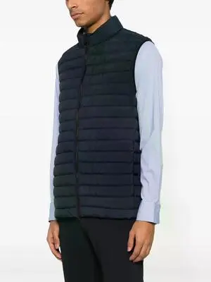 Peuterey Logo-patch Gilet - Blue