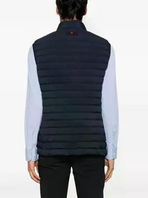 Peuterey Logo-patch Gilet - Blue