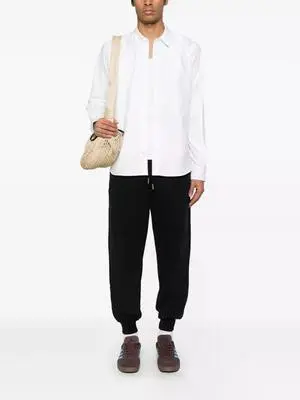 Ami De Coeur-motif Track Pants - Black