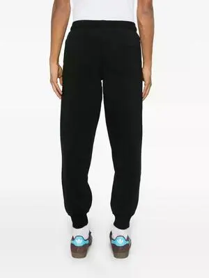 Ami De Coeur-motif Track Pants - Black