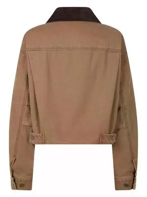 STUDIO TOMBOY Corduroy-collar Cropped Jacket
