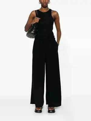 THOM KROM Fine-ribbed Tank Top - Black