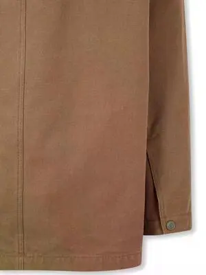 STUDIO TOMBOY Corduroy-collar Canvas Jacket - Brown