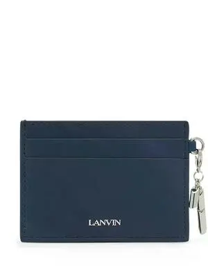 LANVIN Leather Cardholder - Blue