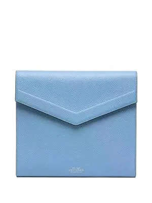 Smythson A5 Envelope Writing Folder - Blue