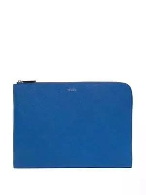 Smythson Small Laptop Case - Blue
