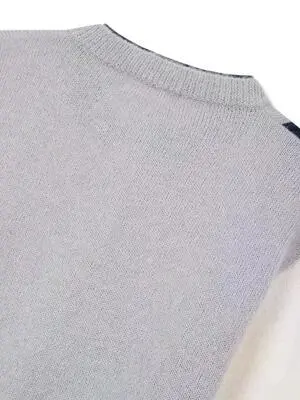 STUDIO TOMBOY Colour-block Cardigan - Grey