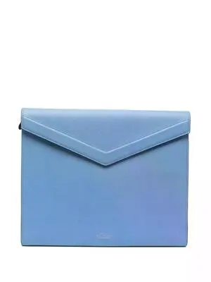 Smythson Panama Envelope Writing Folder - Blue