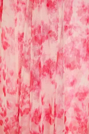 Philosophy Di Lorenzo Serafini Printed Tulle Midi Dress