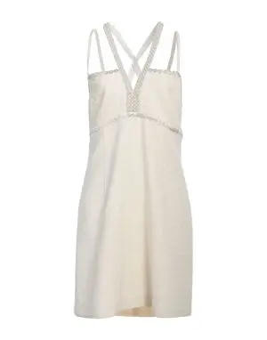 Sandro Mini Dress Size Cotton, Viscose, Acrylic, Polyamide
