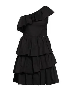 Liu Jo Mini One-shoulder Tiered Dress - Black