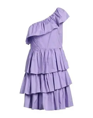 Liu Jo Mini One-shoulder Tiered Dress - Purple