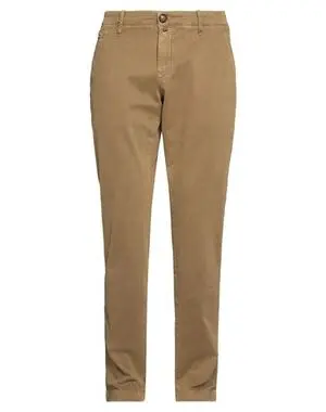 JACOB COHЁN Pants Khaki Size Cotton, Elastane, Polyester - Beige
