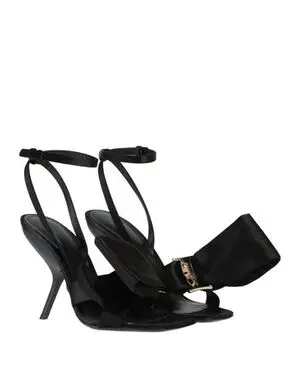 FERRAGAMO Slingback Sandals - Black