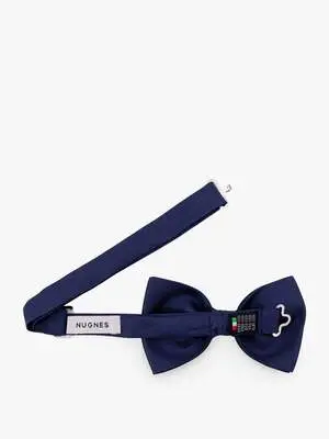 NUGNES 1920 Silk Bow Tie - Blue