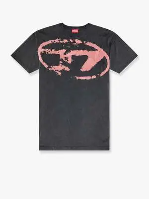 DIESEL® Tboxt Tshirt With Distressed Effect