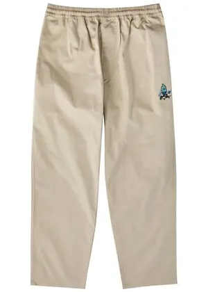 HARVEY NICHOLS Skate Tapered-leg Trousers - Beige
