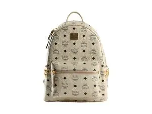 Mcm Stark Vi Small Backpack - Beige
