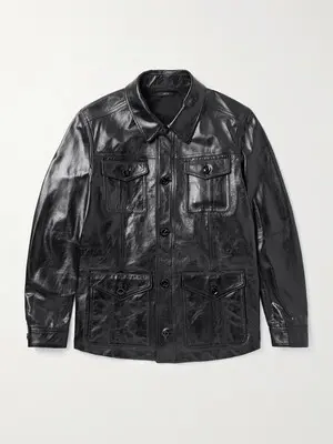 TOM FORD Textured-leather Jacket