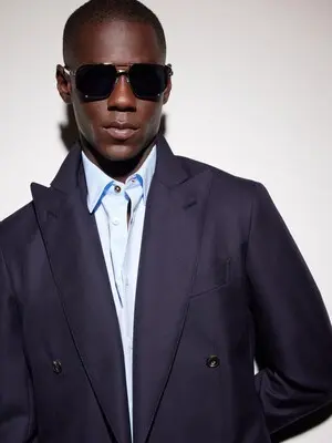 Cartier Santos De Aviator-style Sunglasses