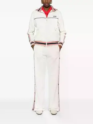 GOLDEN GOOSE Striped-trim Jacket - Neutrals