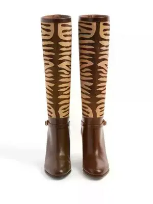 Valentino Garavani Pattie Knee-high Boots - Brown