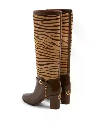 Valentino Garavani Pattie Knee-high Boots - Brown