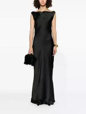 Norma Kamali Draped Sleeveless Gown