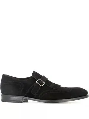 HENDERSON BARACCO Suede Monk Shoes - Black