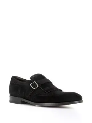 HENDERSON BARACCO Suede Monk Shoes - Black