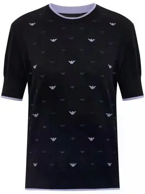 Emporio Armani Eagle-embroidered Top