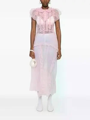 Simone Rocha Ruffled Multi-seam Maxi Dress