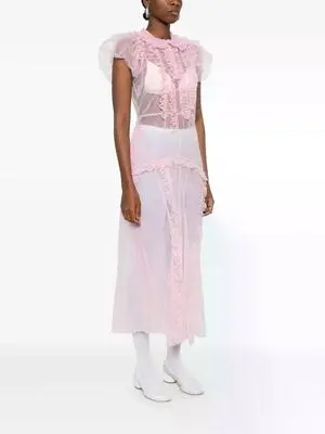 Simone Rocha Ruffled Multi-seam Maxi Dress