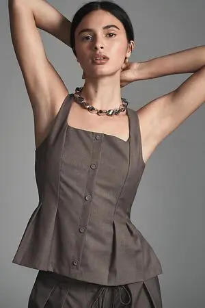 EN SAISON Mirabell Peplum Top