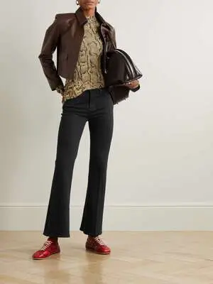 FRAME The Icon Low-rise Bootcut Jeans