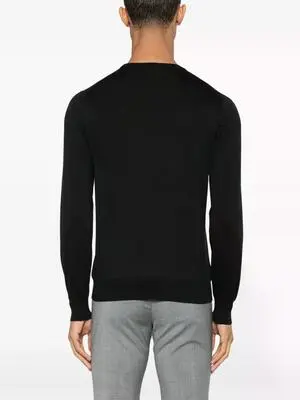 Tagliatore Crew Neck Sweater - Black