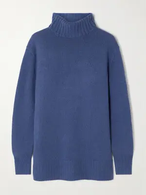 JOSEPH Cashmere Turtleneck Sweater - Blue
