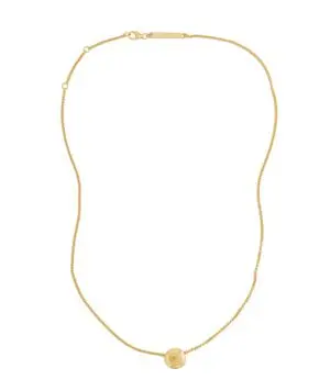 Loewe Anagram Pebble Necklace - Gold